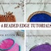 Lace Beaded Edge Tutorial, How to Finish Bead Embroidery, Lace ...