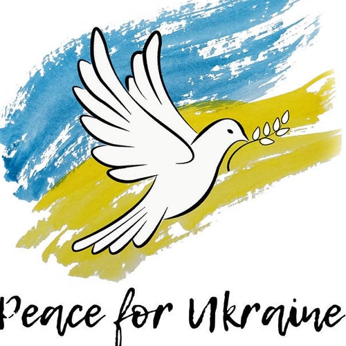 Peace for Ukraine Peace Sign Svg - Etsy