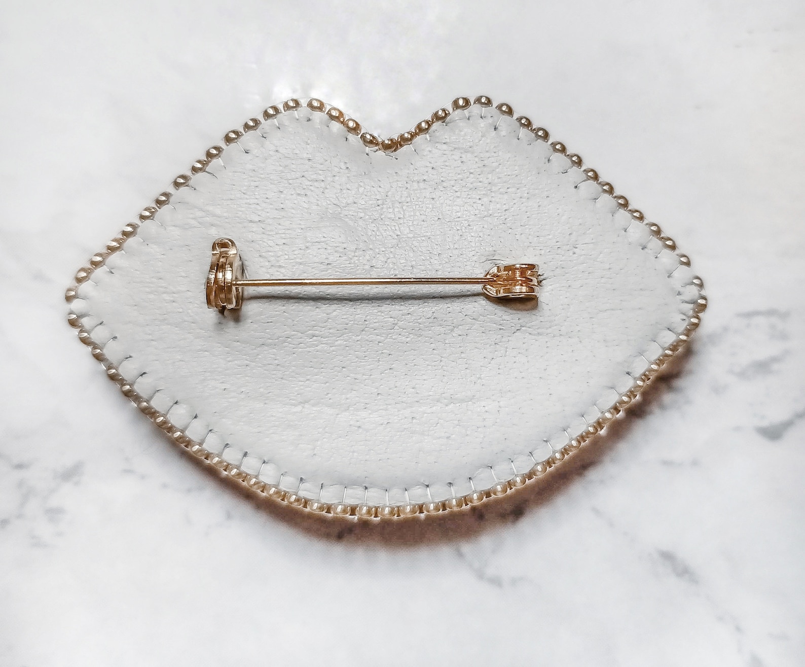 DIY Beaded Pink Lips Brooch PDF Pattern for Lips Jewelry - Etsy