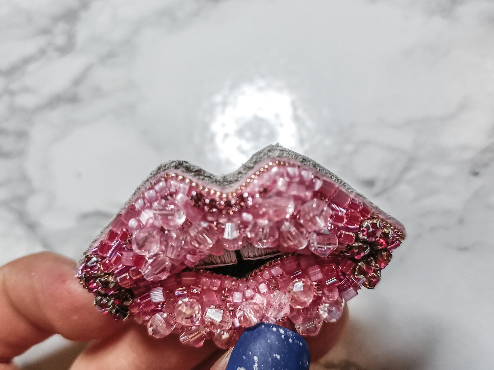 DIY Beaded Pink Lips Gift PDF Pattern for Lips Jewelry | Etsy
