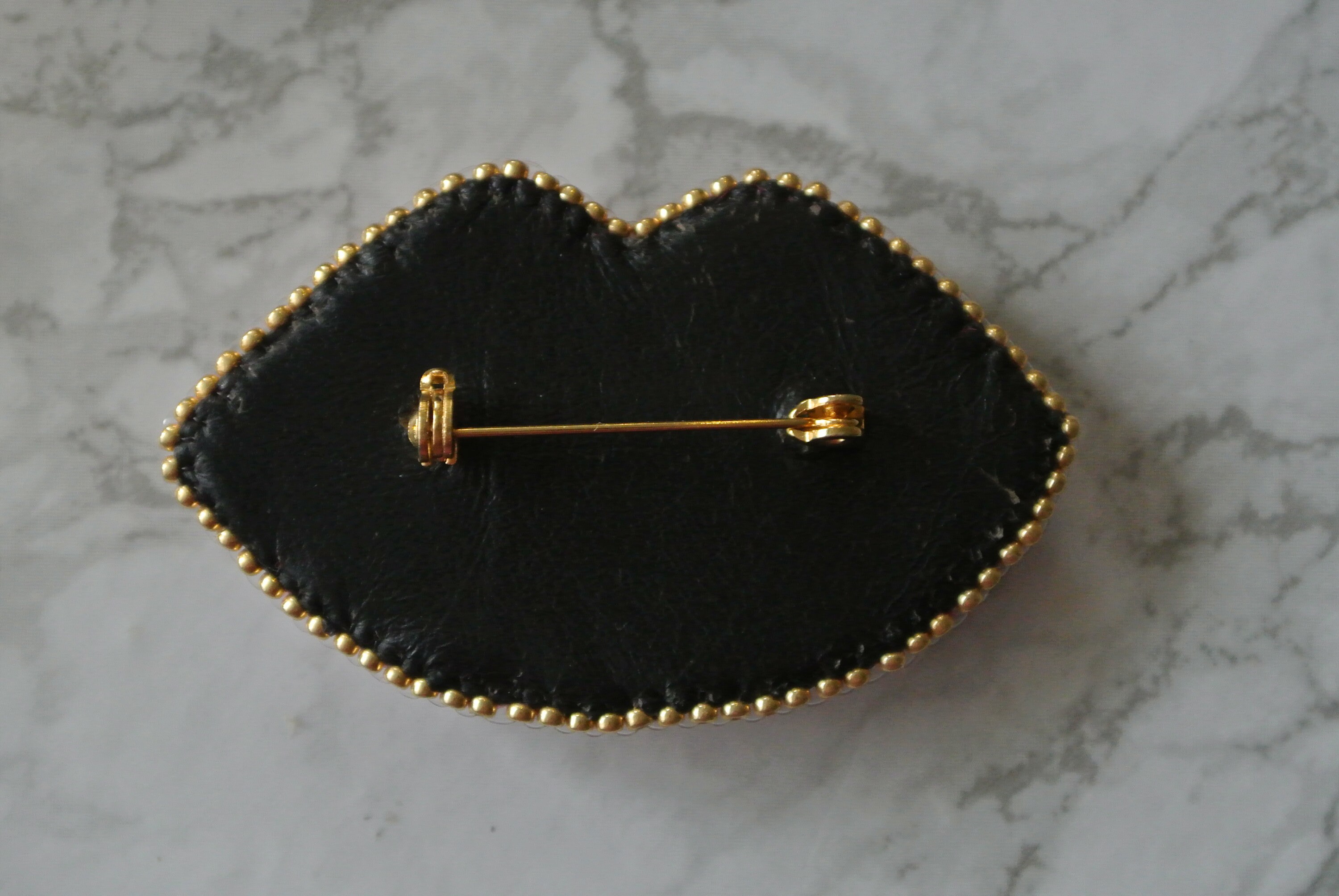 DIY Beaded Red Lips Brooch Tutorial, PDF Pattern for Lips Jewelry ...