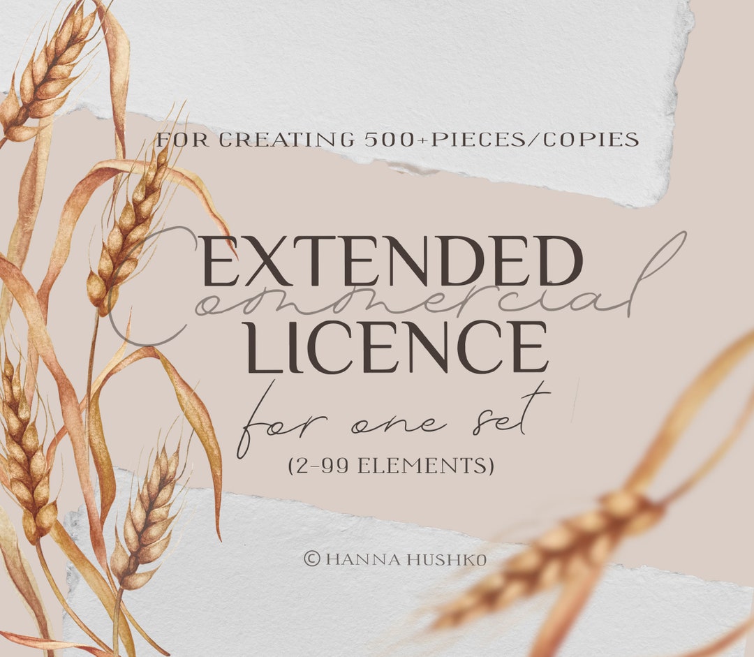 Commercial License 500+ of Any Clipart for One Set (2-99 Elements ...