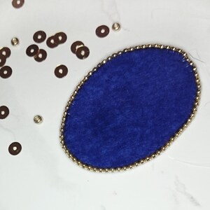 Looped Beaded Edge Tutorial, DIY for Beaded Brooch Edging, How to ...