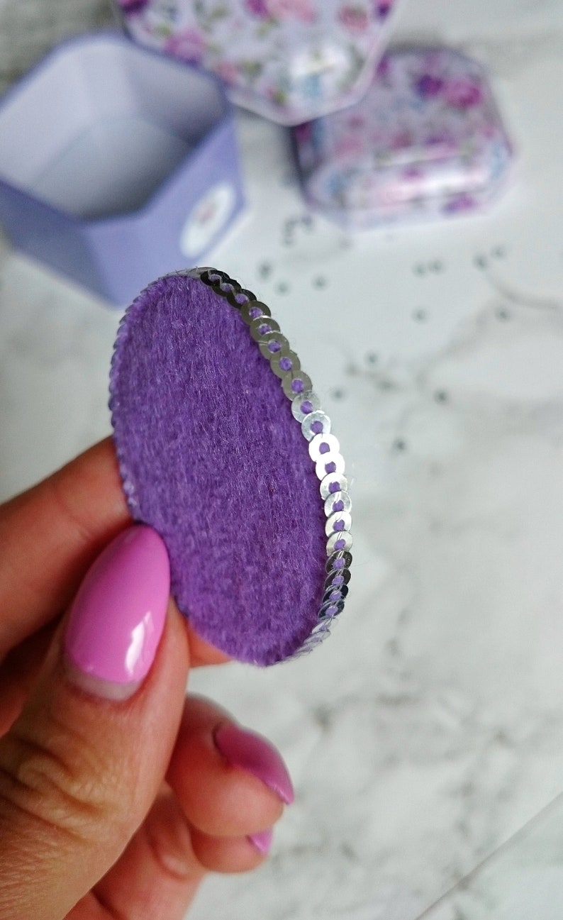 Sequins Stitch Edge Tutorial for Beaded Brooch Edging How to - Etsy