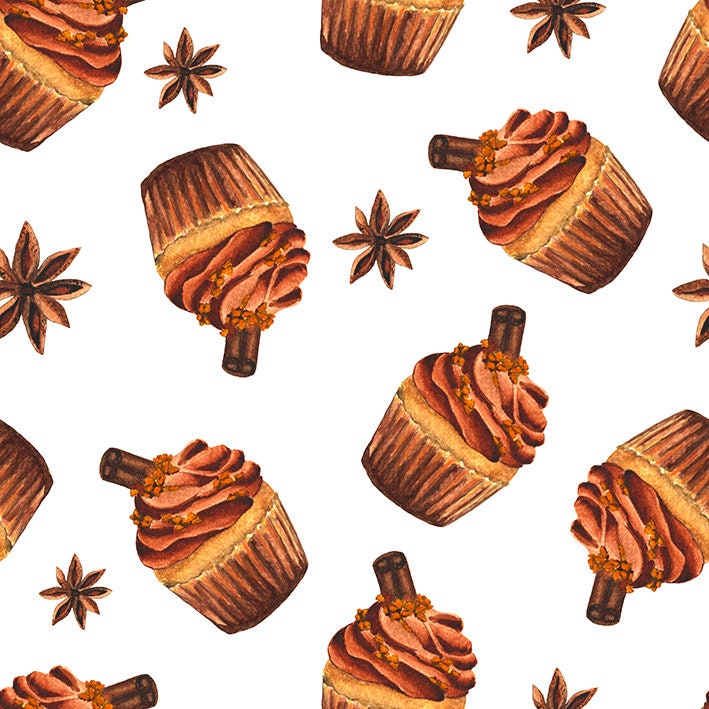 Fall Cupcake Clipart