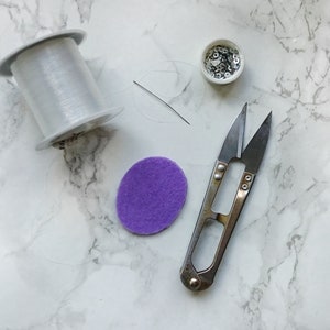 Sequins Stitch Edge, Tutorial for Beaded Brooch Edging, How to Finish ...