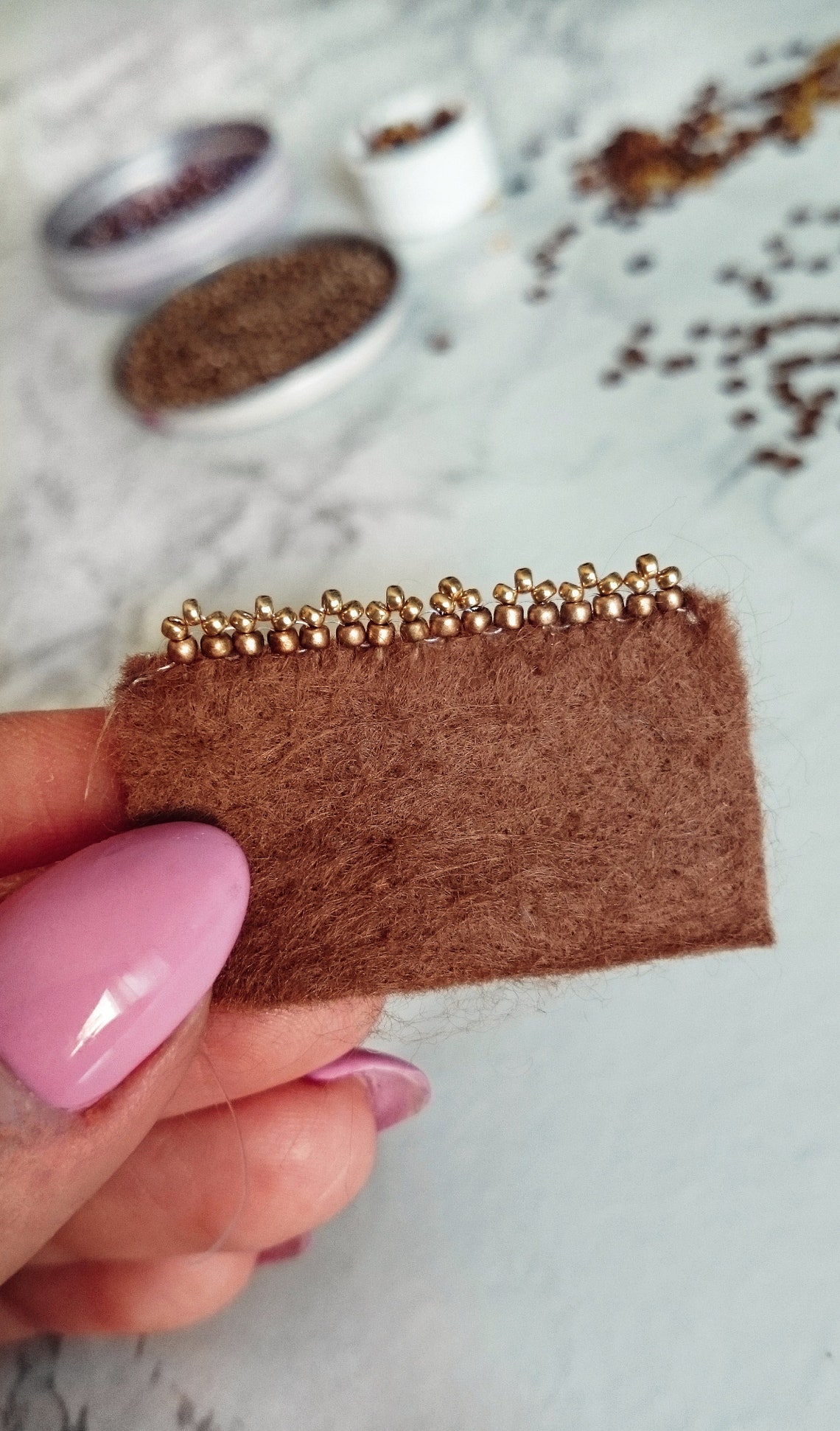 Lace Beaded Edge Tutorial, How to Finish Bead Embroidery, Lace ...