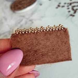 Lace Beaded Edge Tutorial, How to Finish Bead Embroidery, Lace ...