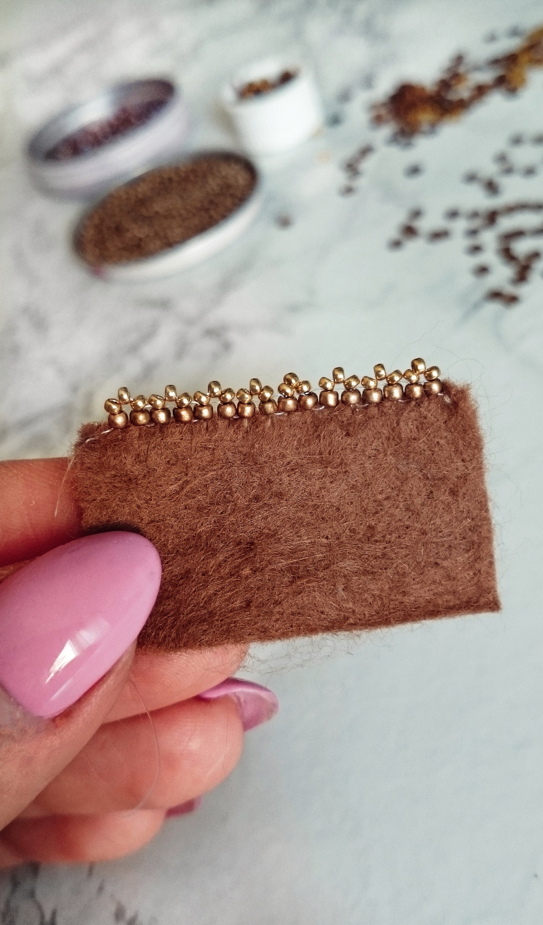 Lace Beaded Edge Tutorial, How to Finish Bead Embroidery, Lace ...