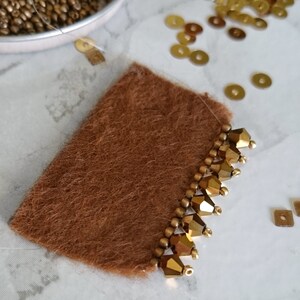 Lace Beaded Edge Tutorial, How to Finish Bead Embroidery, Lace ...