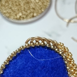 4 Beaded Edge Tutorials, Brick Stitch Beaded Edge, Sequins Beaded Edge ...
