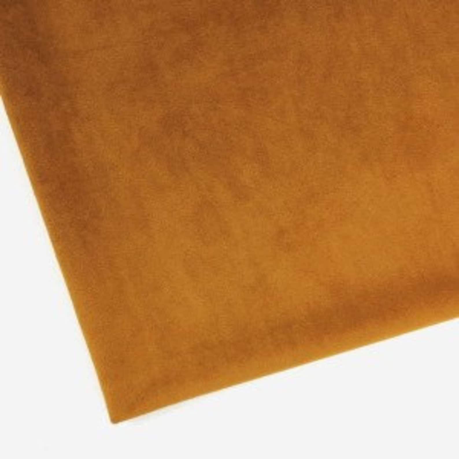 Mustard Yellow Velvet Shiny Soft Touch Upholstery Decorative Cushion ...