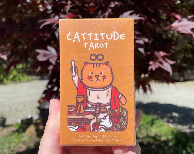 Cattitude Tarot Deck 79 Cards RARE - Etsy