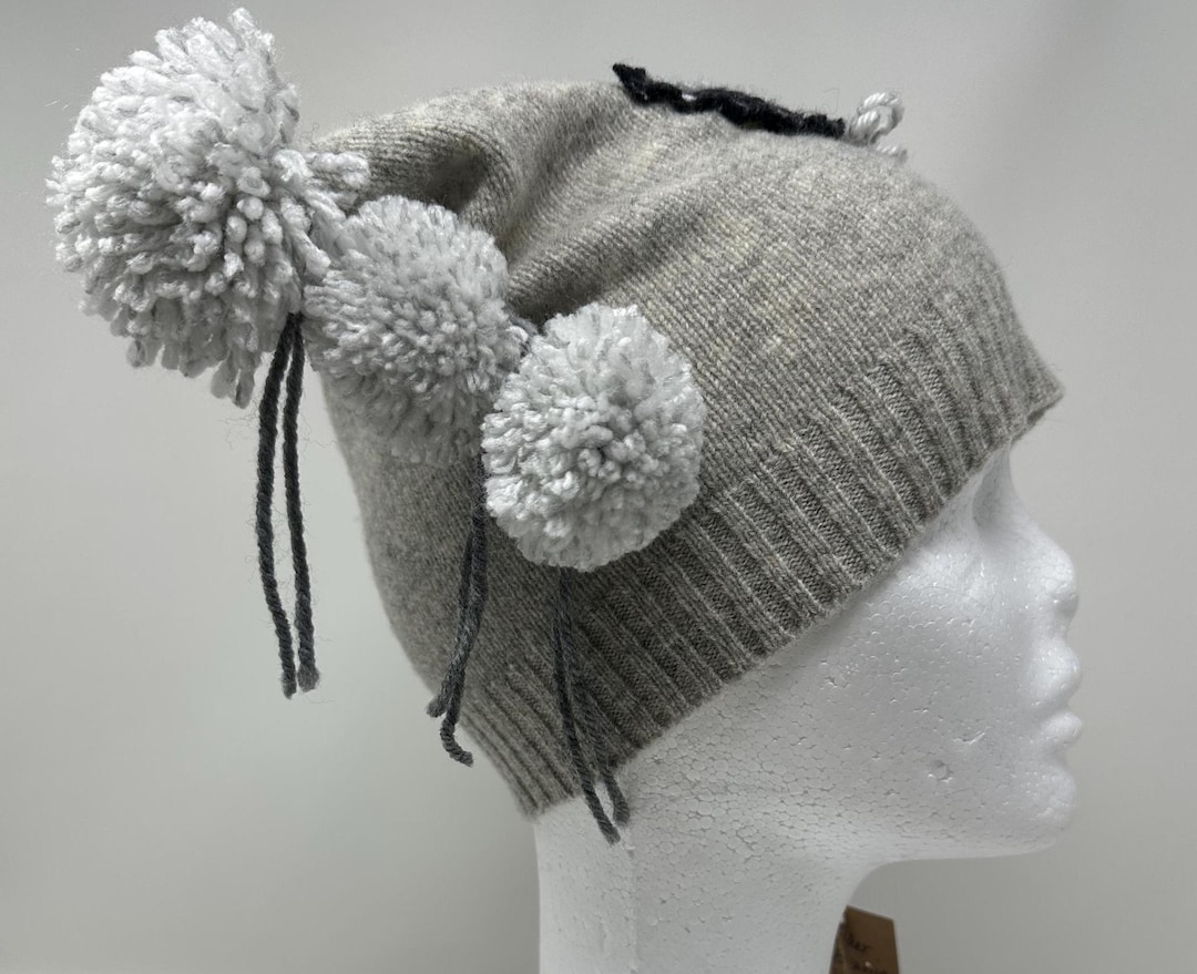 Gray Kitty Kat Hat - Etsy