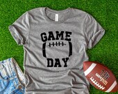 Game Day Distressed Shirt Football Shirts Favorite Football - Etsy