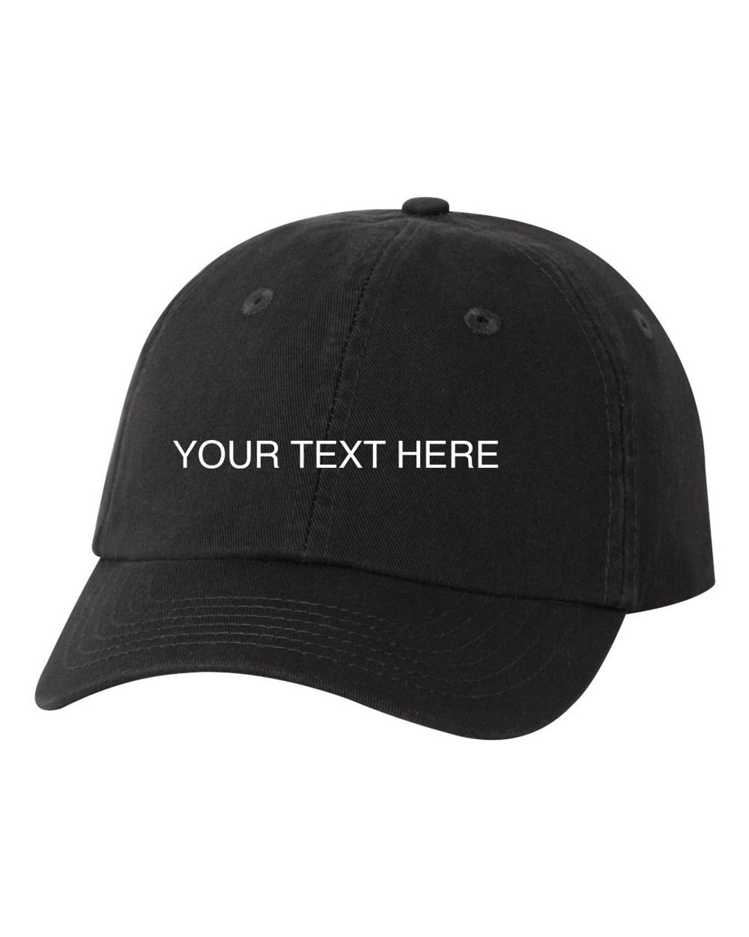 Your Text Here Custom Youth Dad Hat Adjustable Kid's Baseball Cap ...