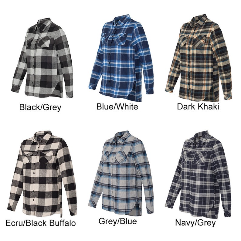 Custom Flannel Shirt, Customized Flannel Shirt, Bride Flannel Shirt ...