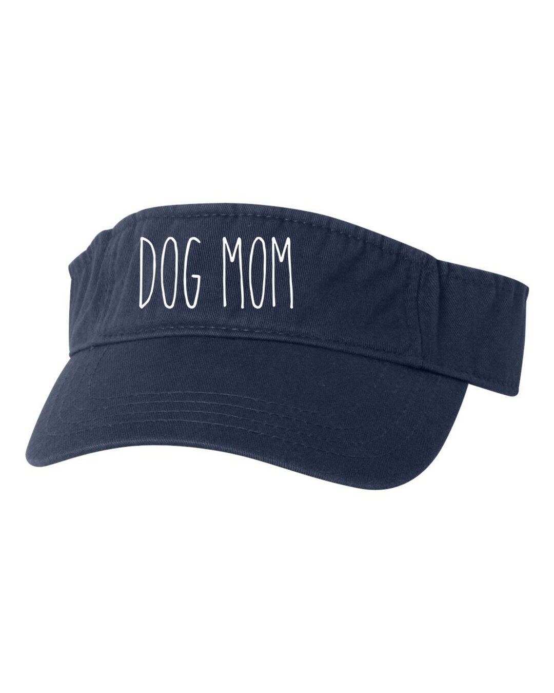 Dog Mom Visor Hat, Dog Lover Sun Visor Cap, Fur Mama Visor, Choose Your ...
