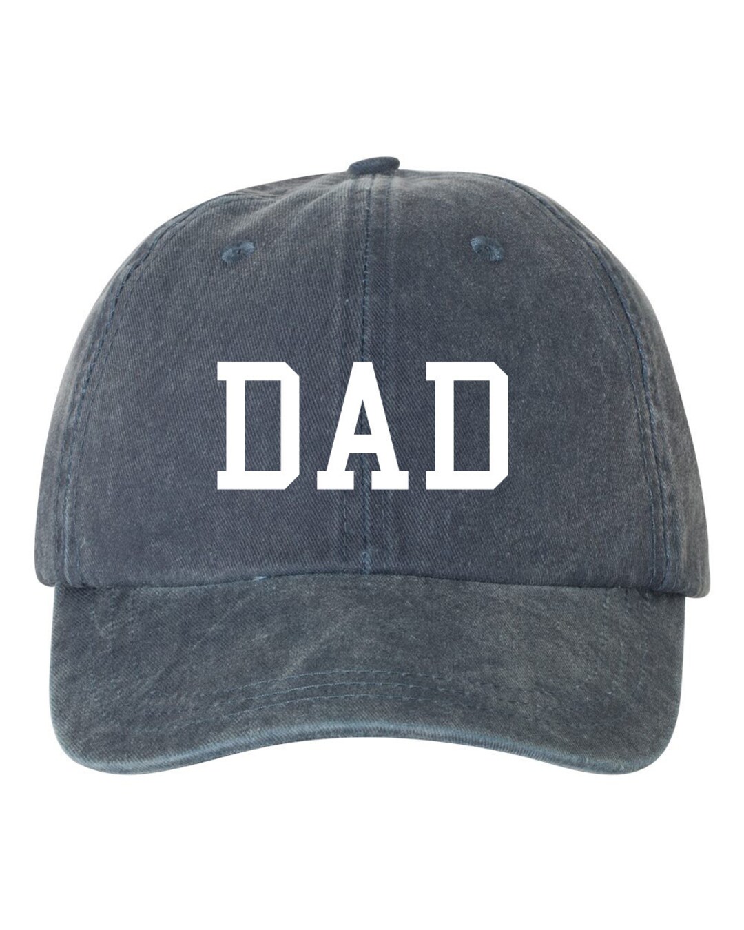 DAD Embroidered Dad Hat, Pigment Dyed Unstructured Hat, Baby ...