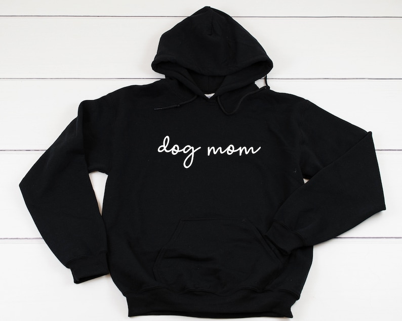 Dog Mom Script Heavy Blend Hooded Sweatshirt Hoodie Dog Mom | Etsy