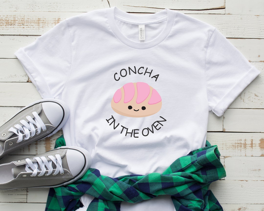 Concha in the Oven T-shirt, Custom Pregnancy Reveal Shirts, Baby ...