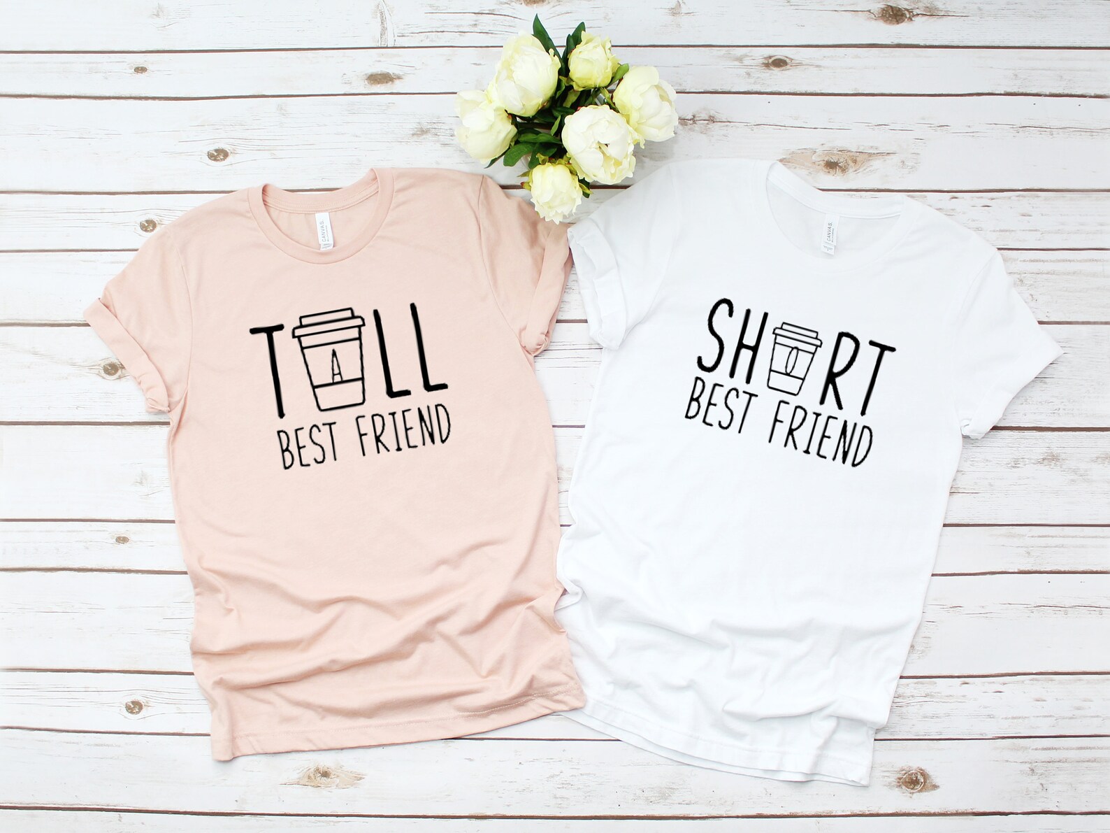 Best Friend Shirts Tall Best Friend Short Best Friend - Etsy