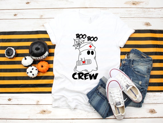 Halloween Shirt Nurse Shirt Boo Boo Crew Shirt Cute - Etsy