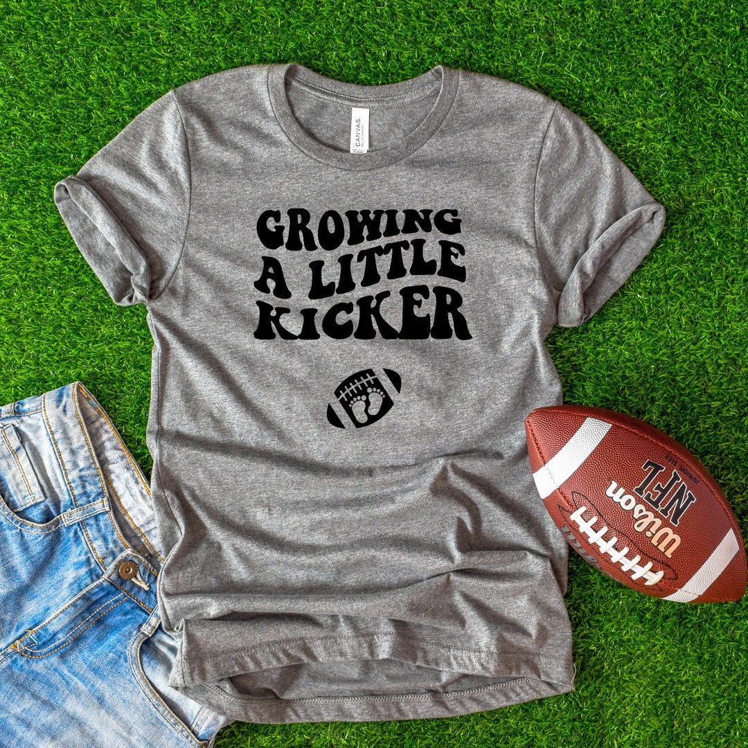 Football Shirt, Growing A Little Kicker Football, Pregnancy Reveal ...
