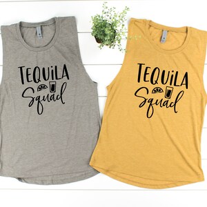 Tequila Squad Festival Muscle Tank Top Shirt, Cinco De Mayo Shirt ...