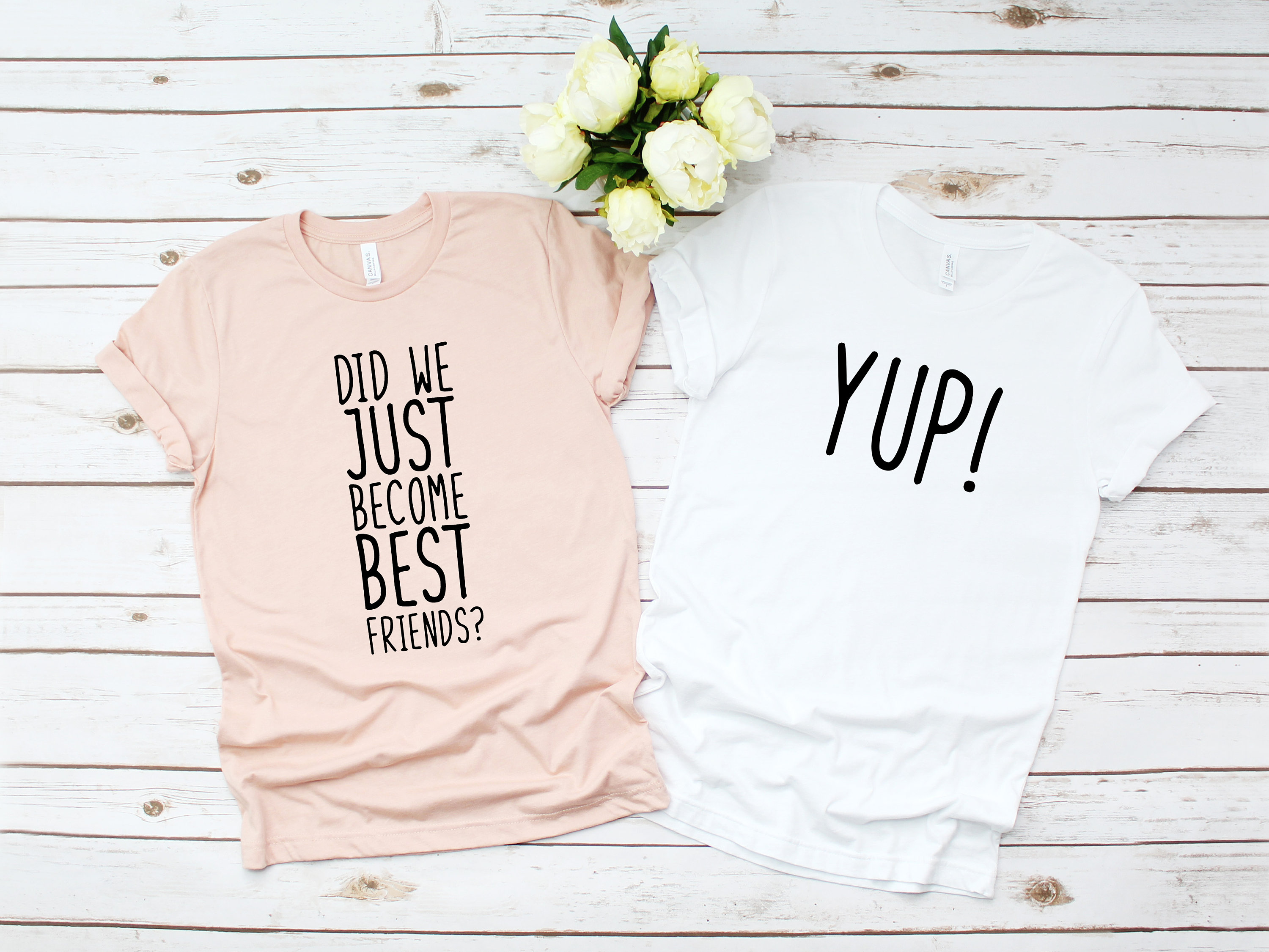 Cute Matching Best Friends Shirts