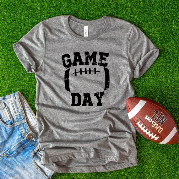 Game Day Distressed Shirt Football Shirts Favorite Football | Etsy