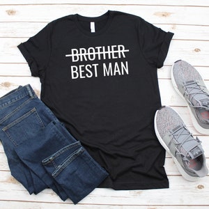 Wedding, Brother Best Man T-shirt Tee, Best Man, Gift for Best Man ...