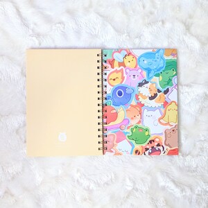 Character Collage Sticker Book - Hardcover Cute Artwork Sticker Album ...