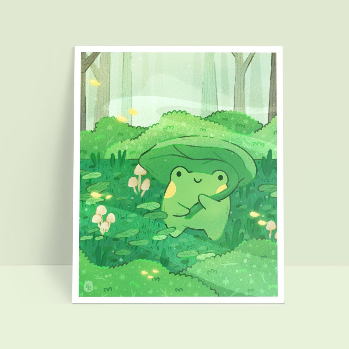 Frog of the Forest - Adventure Story of a Cute Frog With a Leaf ...