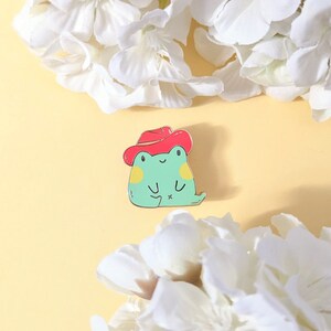 Yee-frog Cowboy Frog Friend Enamel Pin - Etsy