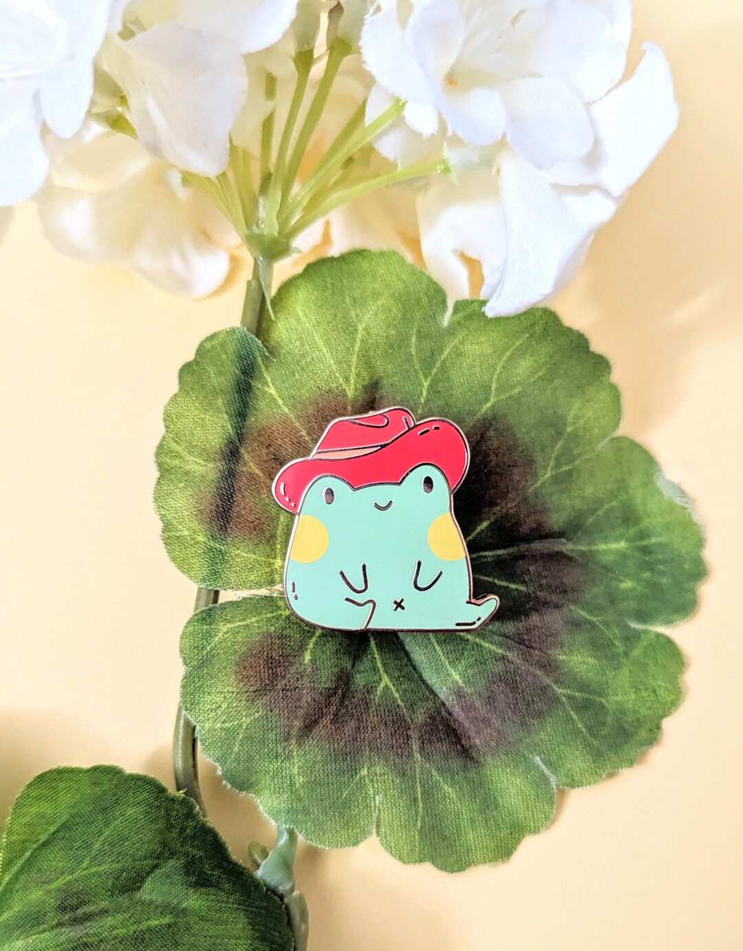 Yee-frog Cowboy Frog Friend Enamel Pin - Etsy