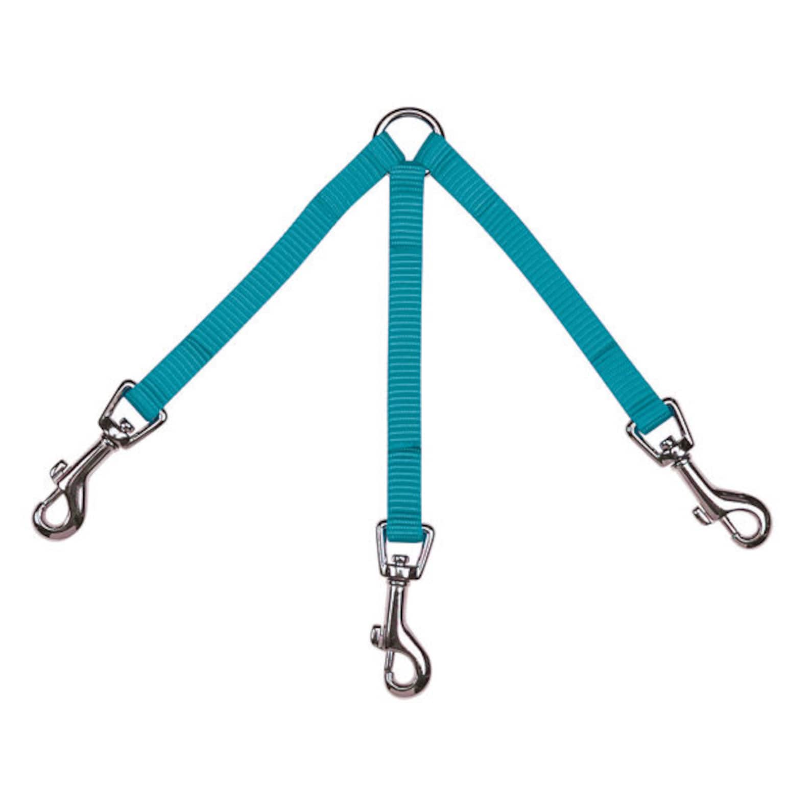 Three Way Dog Coupler Splitter Leash 25 Nylon Colors, Many Sizes - Etsy