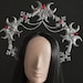 Vampire Crown Gothic Crown Witch Pagan Headpiece Moon - Etsy