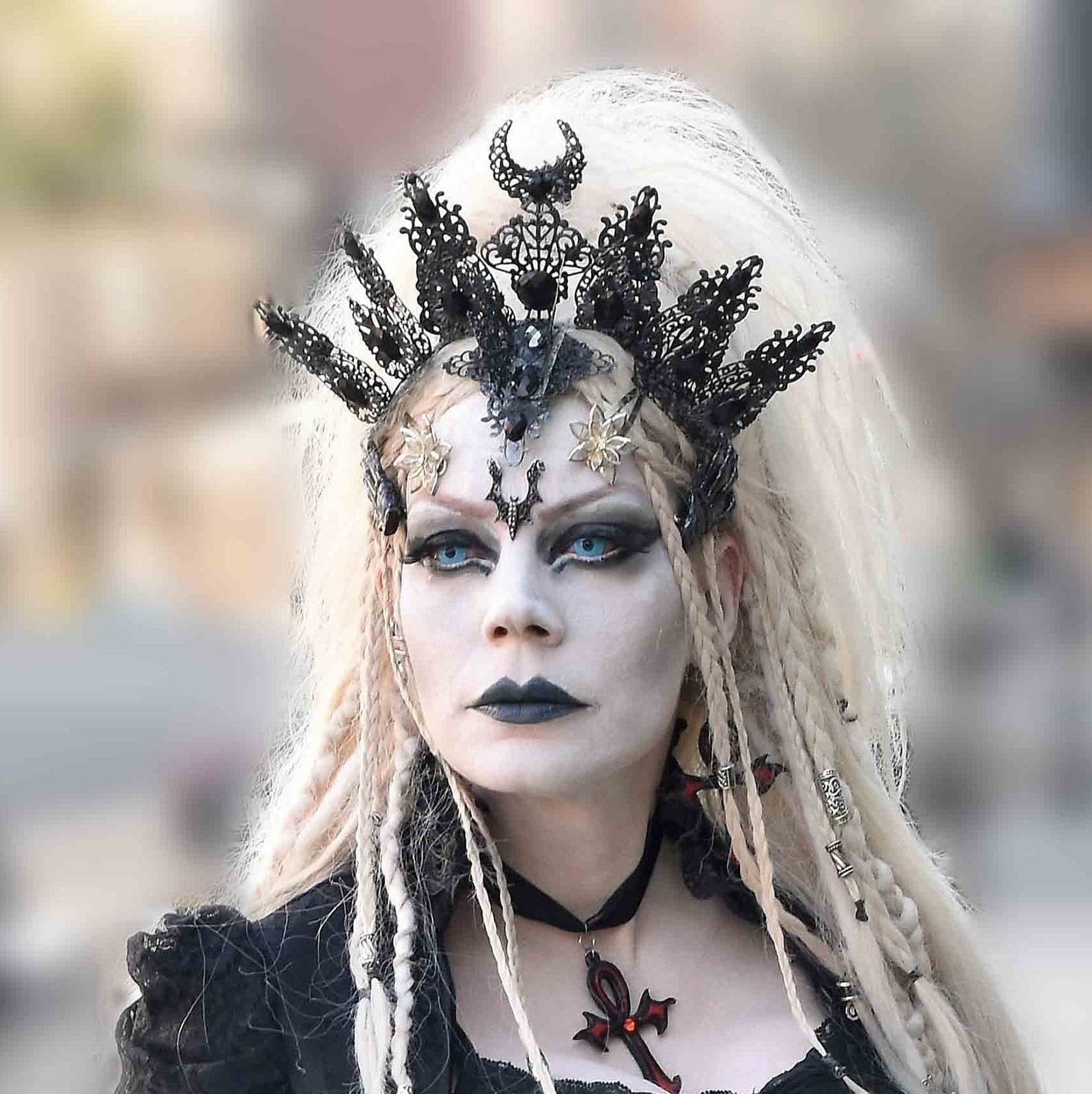 Ready to Ship Gothic Headpiece Metal Crown Halo Goddes Headpiece ...