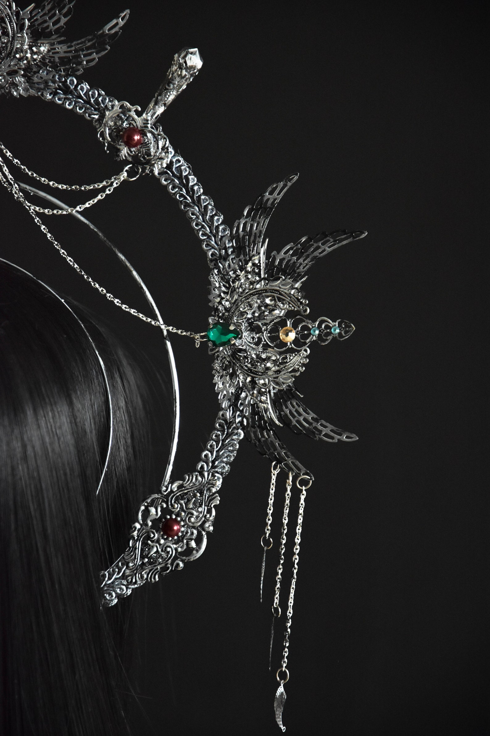 Wings Crown, Vampire Crown, Witch Pagan Headpiece - Etsy