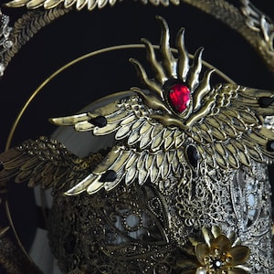 Set Ikaros Crown and Blind Mask, Wing and Sun Halo Crown, Vampire ...