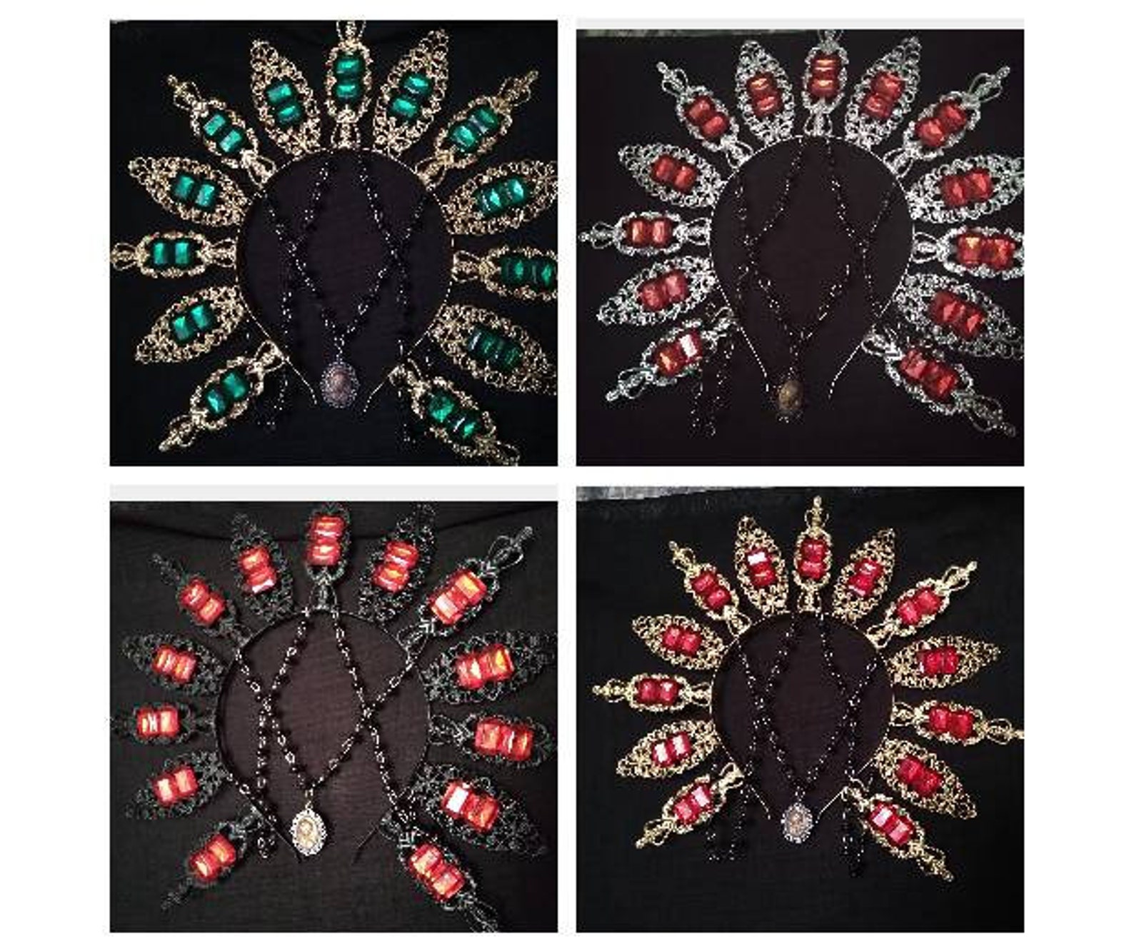 Ready to Ship Vampire Headband Black Crown Gothic Headdress - Etsy