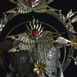 Set Ikaros Crown and Blind Mask Wing and Sun Halo Crown - Etsy