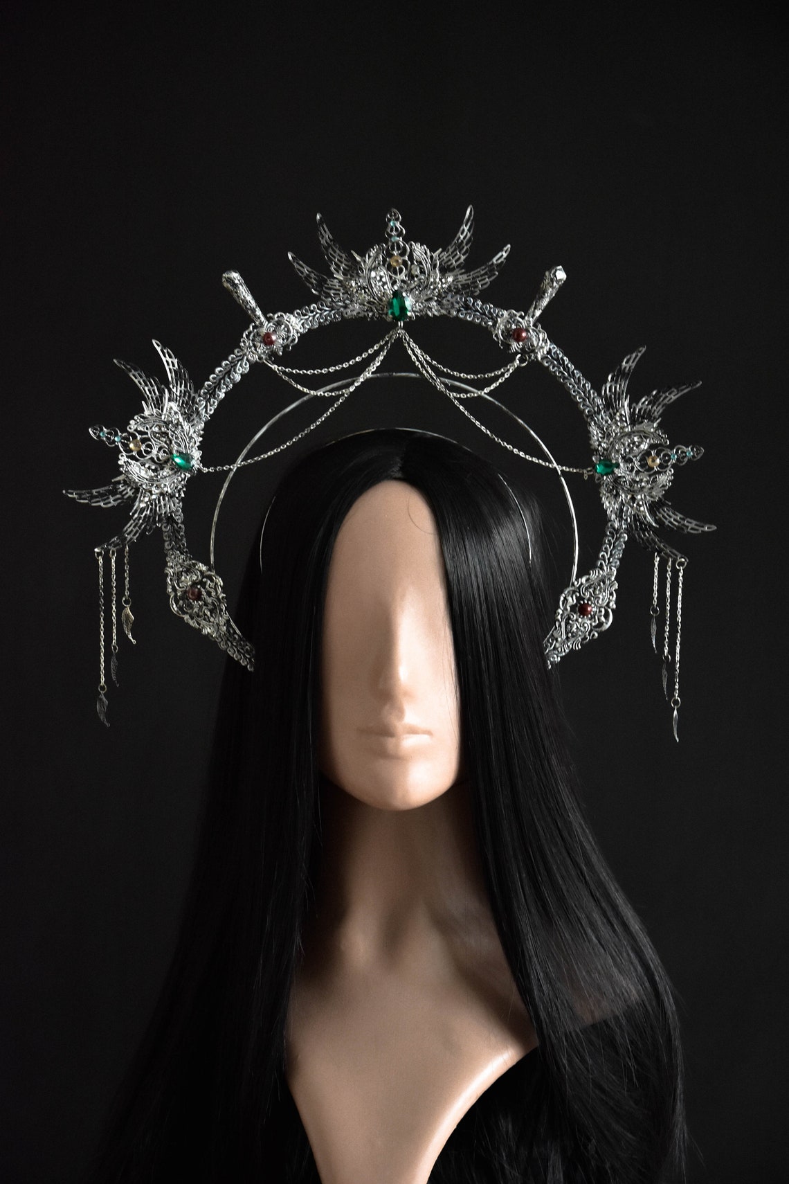 Wings Crown, Vampire Crown, Witch Pagan Headpiece - Etsy