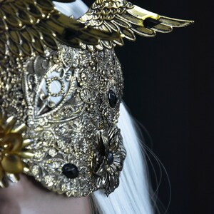 Blind Mask "ethereal Dominion", Gothic Headpiece, Cosplay, Fantasy ...