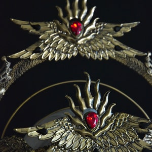 Set Ikaros Crown and Blind Mask, Wing and Sun Halo Crown, Vampire ...