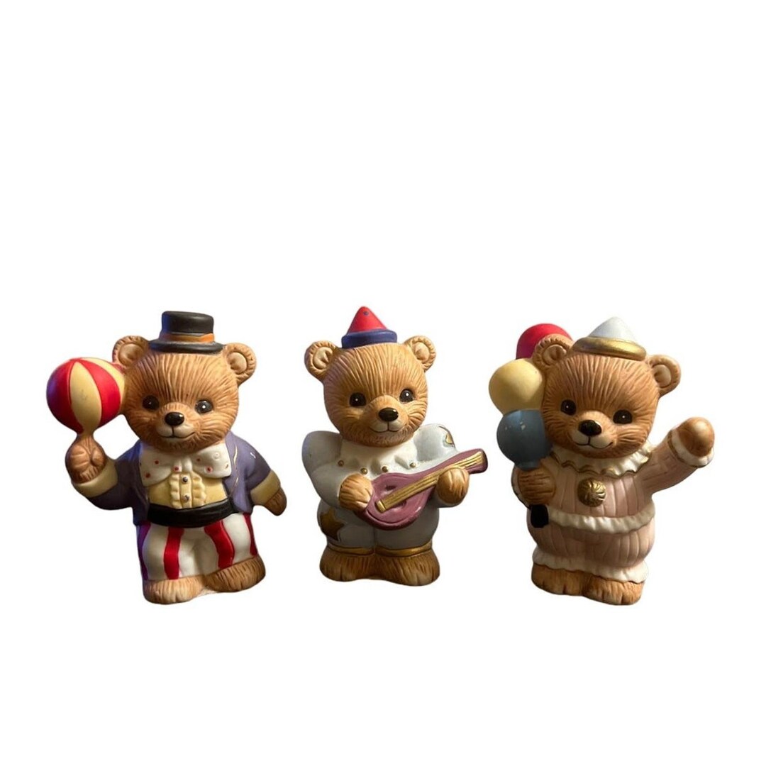 Homco Circus Bears - Set of 3 - Etsy