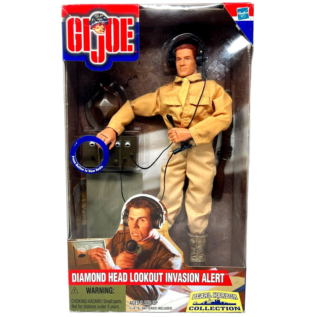 GI Joe Pearl Harbor Diamond Head Lookout Invasion Alert 2000 Radio ...