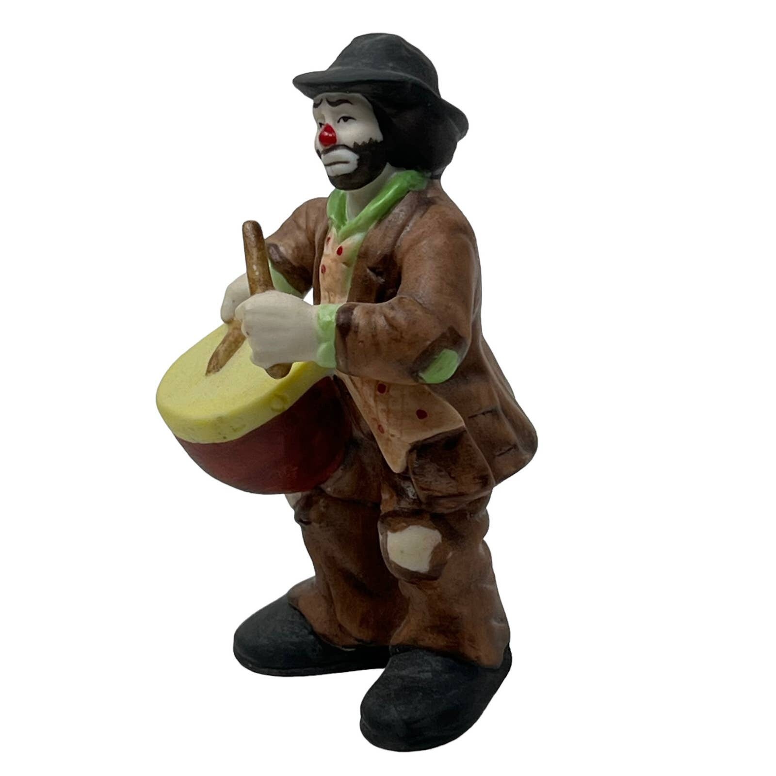 Emmett Kelly Jr Figurine Clown With Bongo Drum 3.5 Inches Tall by ...