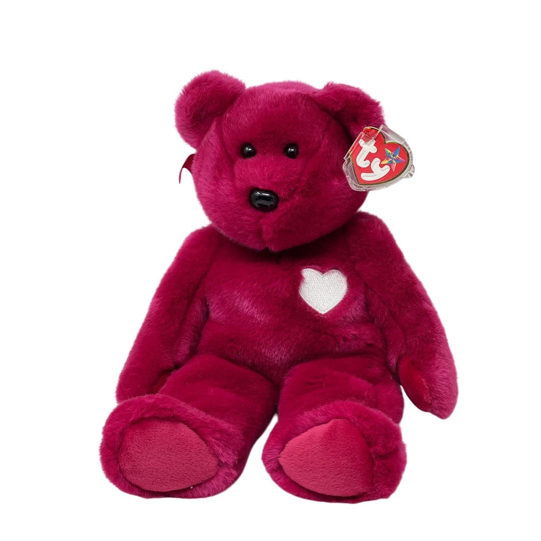 TY Beanie Buddy VALENTINA 2001 Valentines Day 15" Rare - Etsy